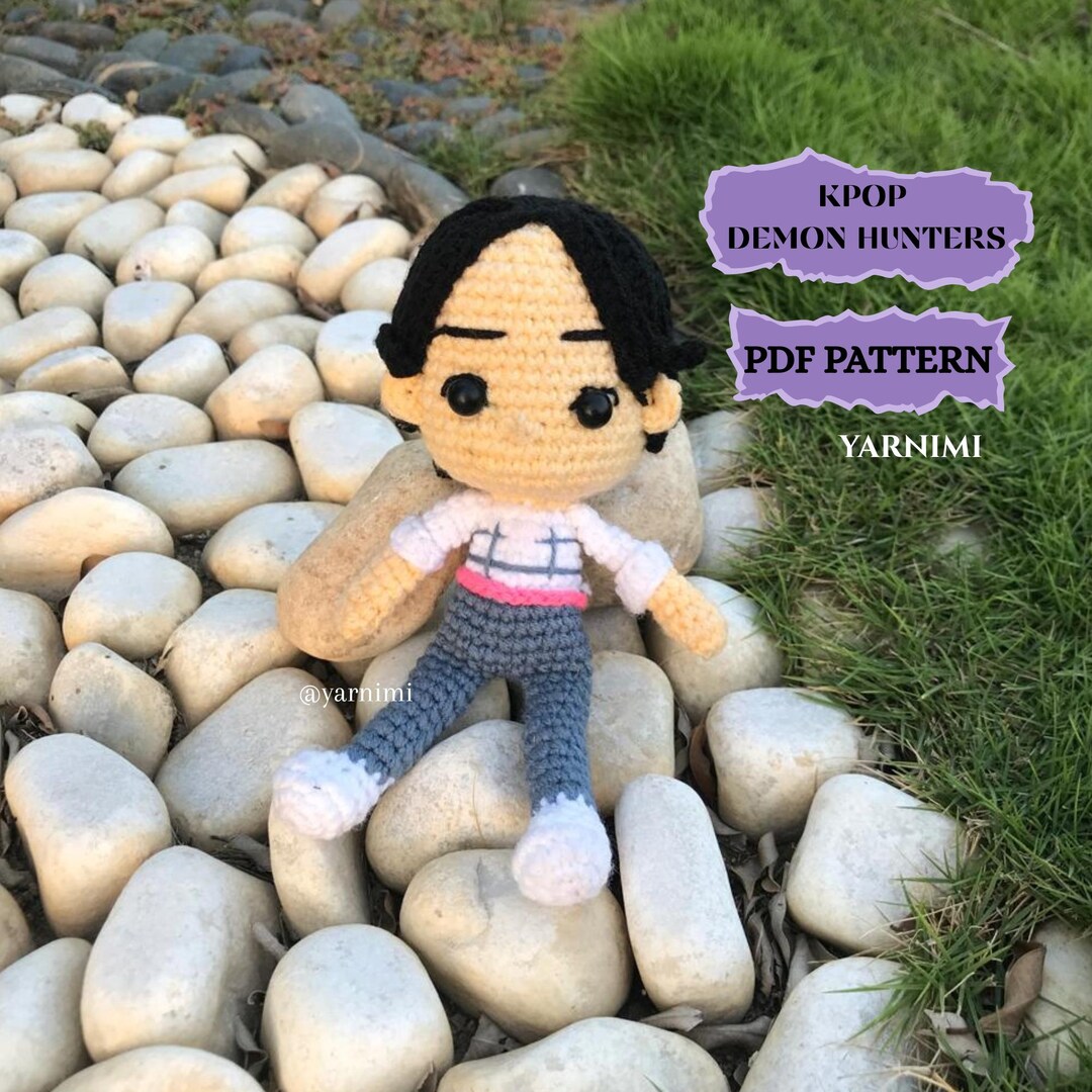 Huntrix Jinu Kpop Saja Boys Crochet Pattern | Kpop Demon Hunter ...