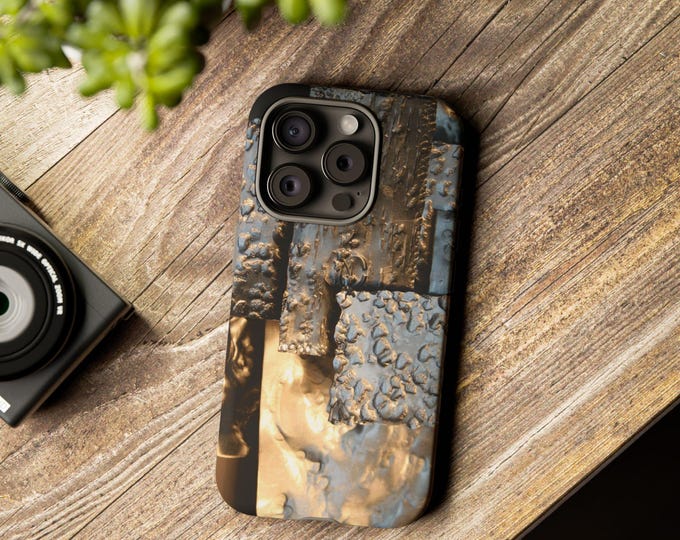 Metal Texture Glossy and Matte Phone Case | Industrial Abstract Phone ...