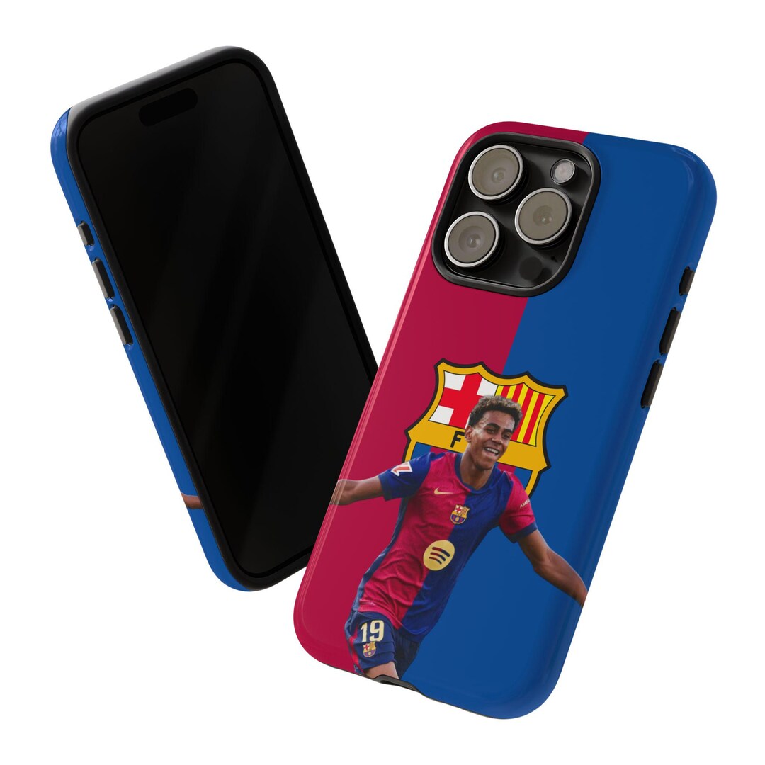 Lamine Yamal Barcelona Phone Case | Soccer Club Colors, Protective Case ...