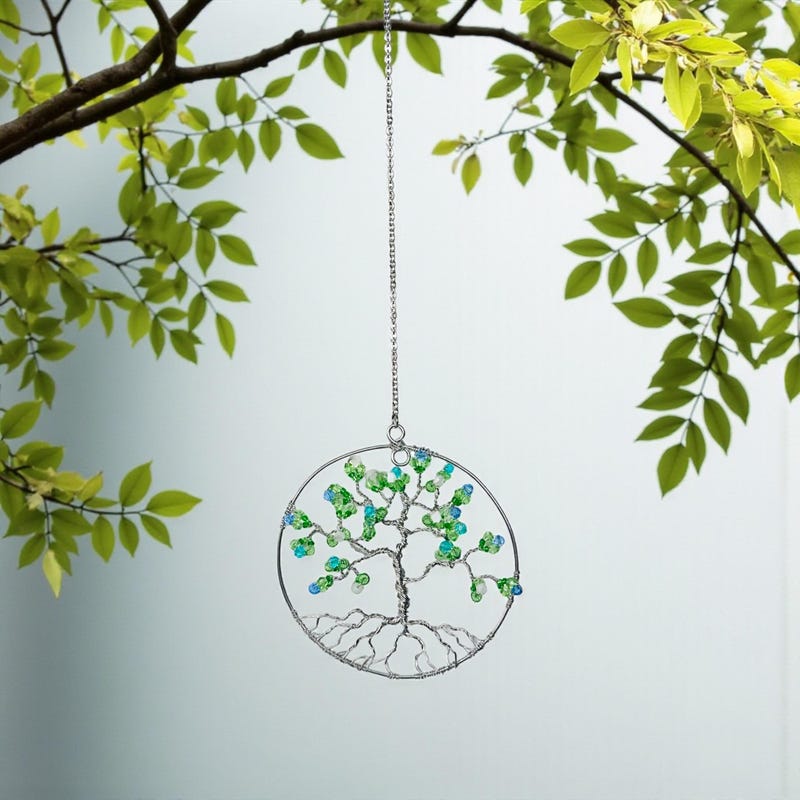 Wire Tree Suncatcher - Etsy