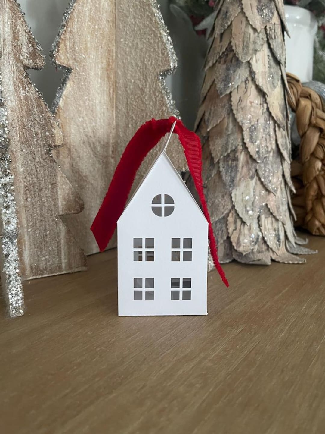 Set of Eight - 3-D Small HOUSE SHAPED BOX, Perfect for Realtor Client ...