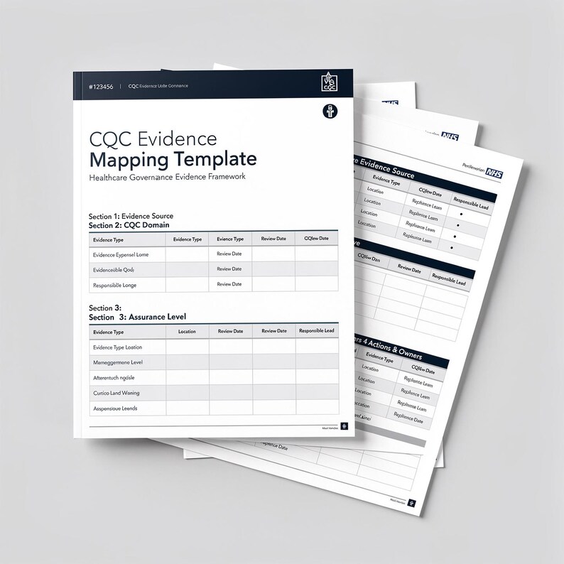 CQC Evidence Mapping Template & Inspection Readiness Governance Tool ...