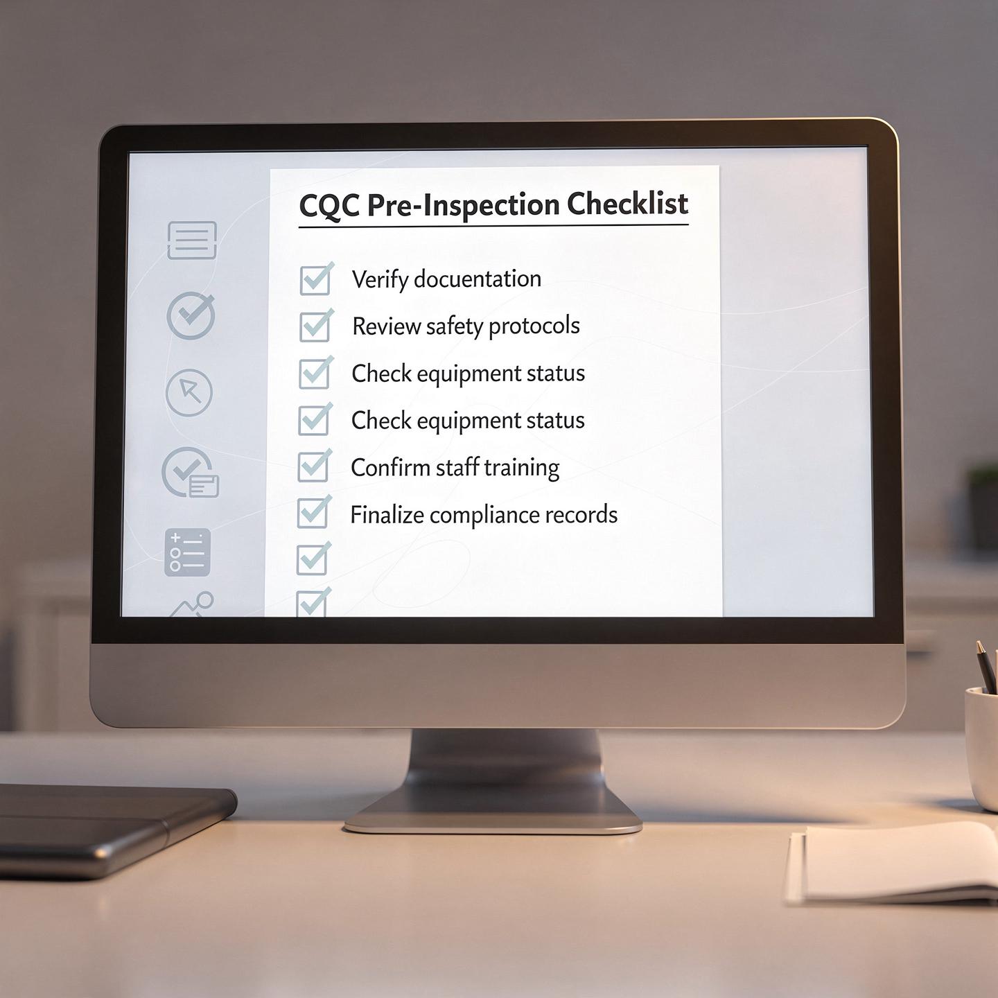 CQC Pre-inspection Checklist & Inspection Readiness Tool - Etsy