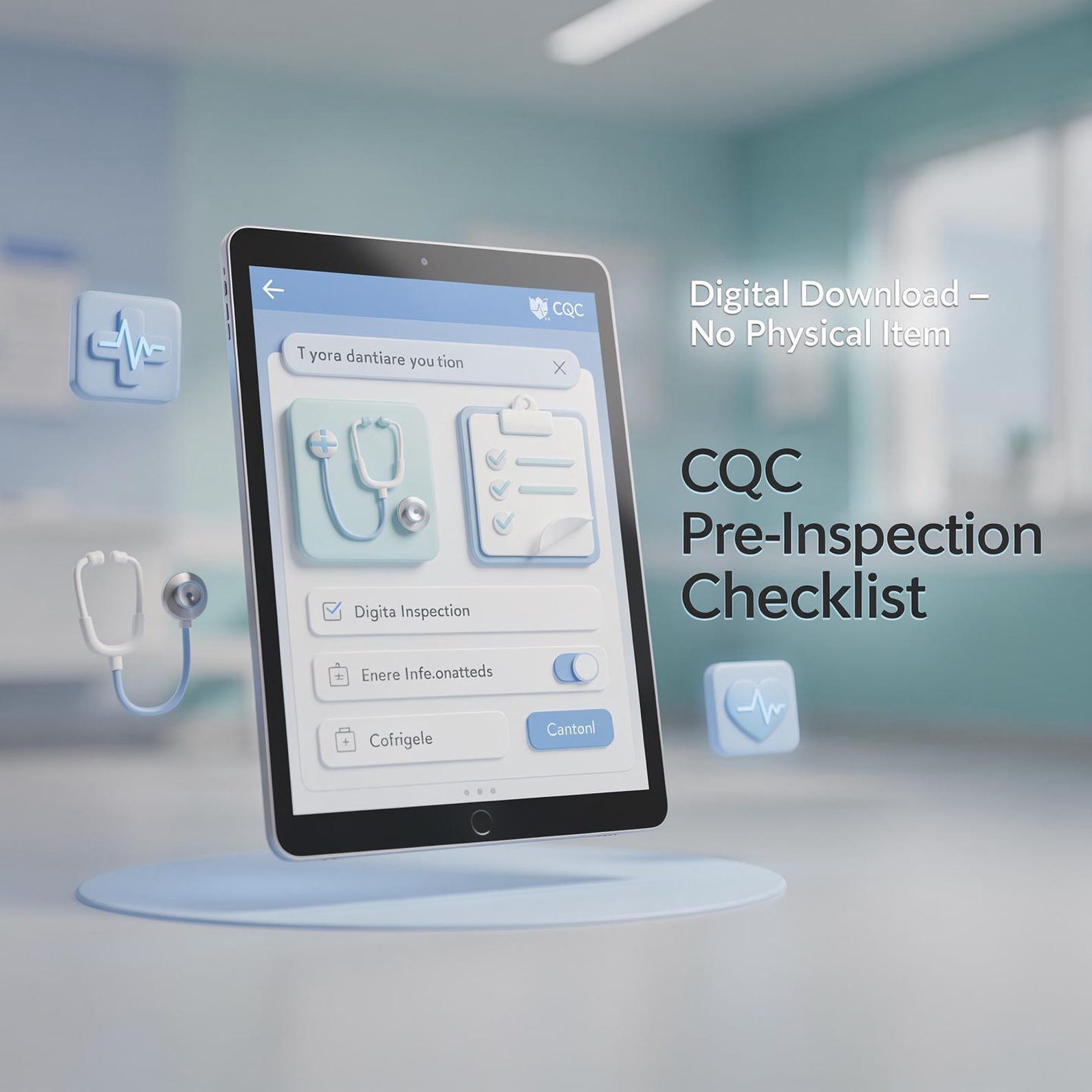 CQC Pre-inspection Checklist & Inspection Readiness Tool - Etsy