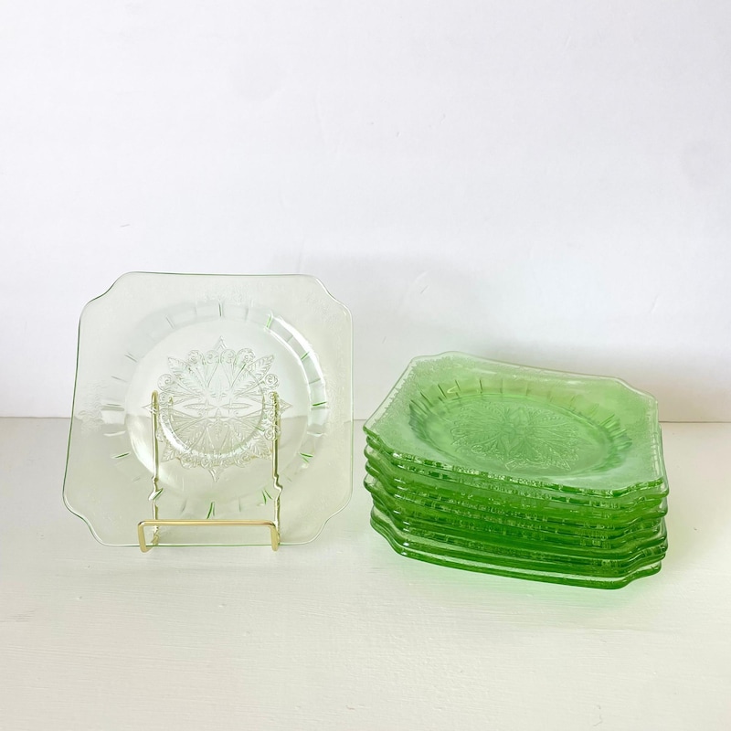 Uranium Jeannette Glass - Etsy