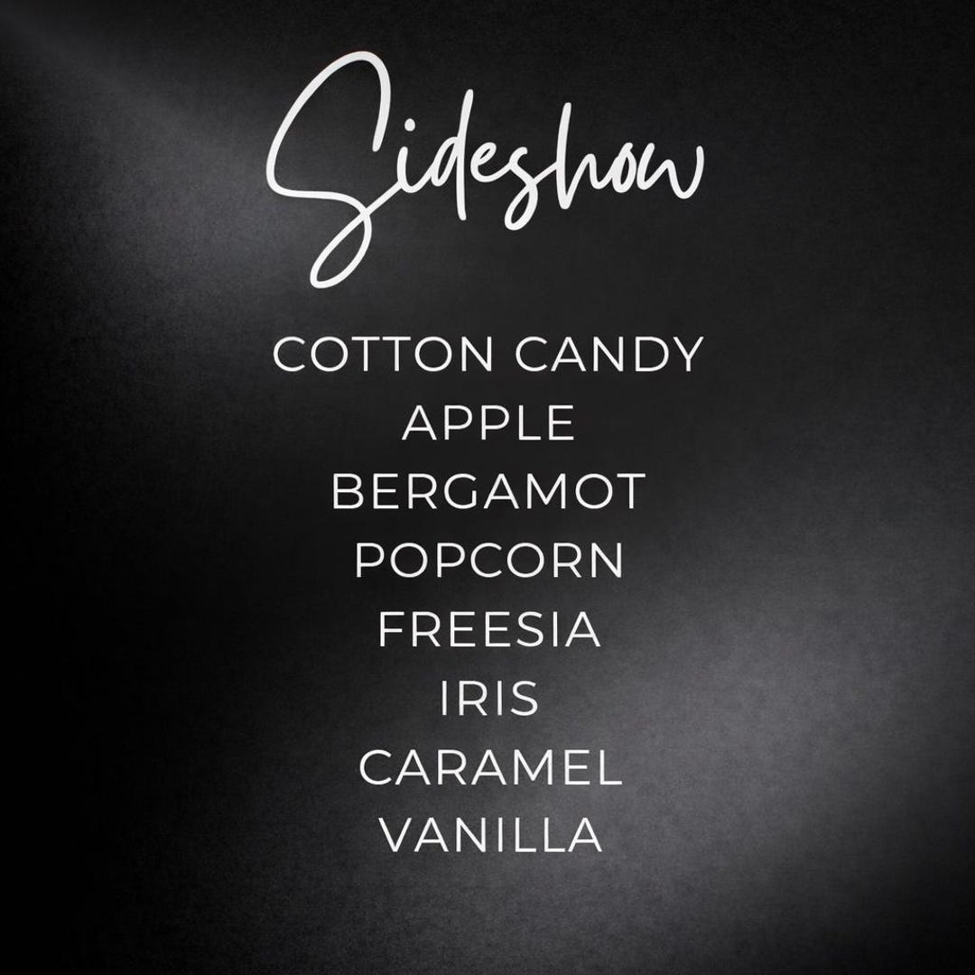 Sideshow Extrait De Parfum | Cotton Candy, Caramel Perfume - Etsy