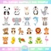 Safari Animals SVG Bundle, Zoo Animal Clipart (digital Download) - Etsy UK