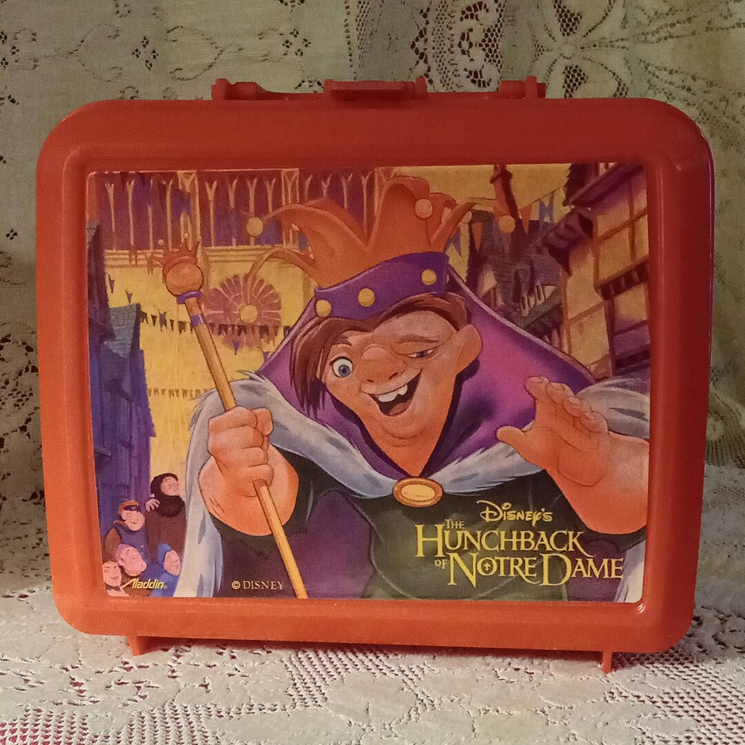 10% OFF! • 1996 ©disney "hunchback of Notre Dame" • Lunchbox / Lunch ...