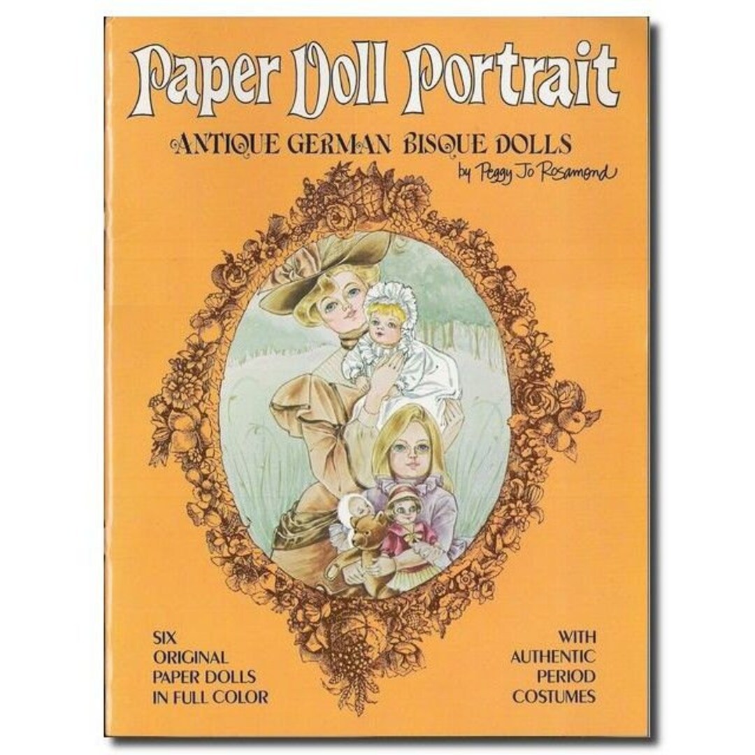 1985 Paper Doll Potrait Antique German Bisque Dolls - Etsy