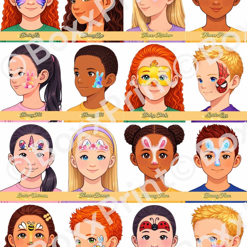 Face Template Spring - Etsy UK