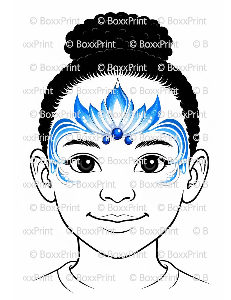 WINTER Face Paint Designs | 12 Kids Face Painting Ideas | Printable ...