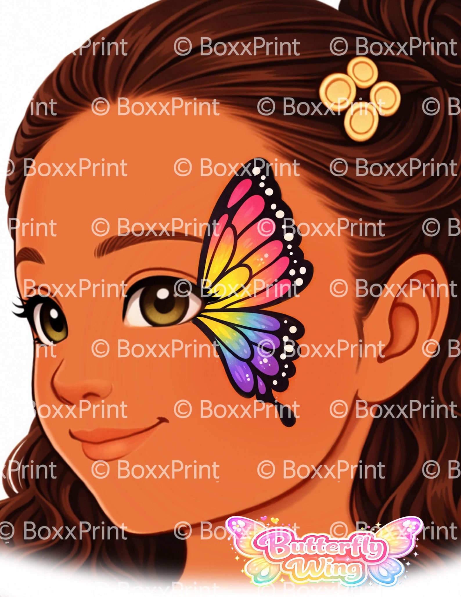 15 Face Paint MENU BOARDS for Girls – Printable Simple Face Painting ...
