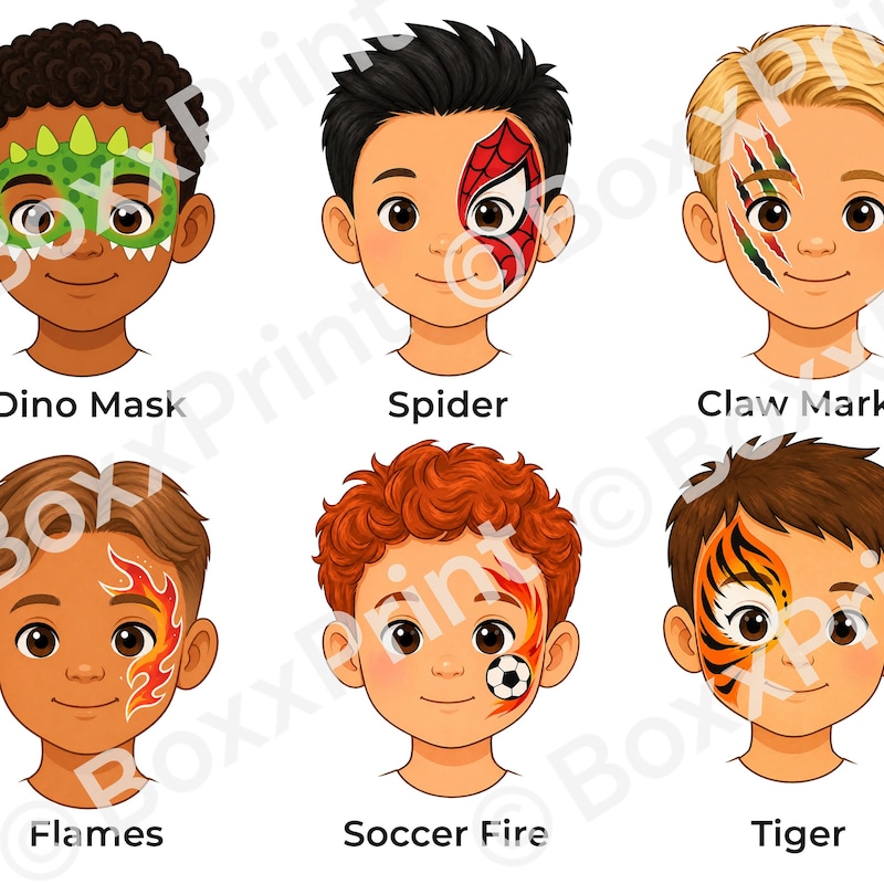 Face Painting Spiderman - Etsy