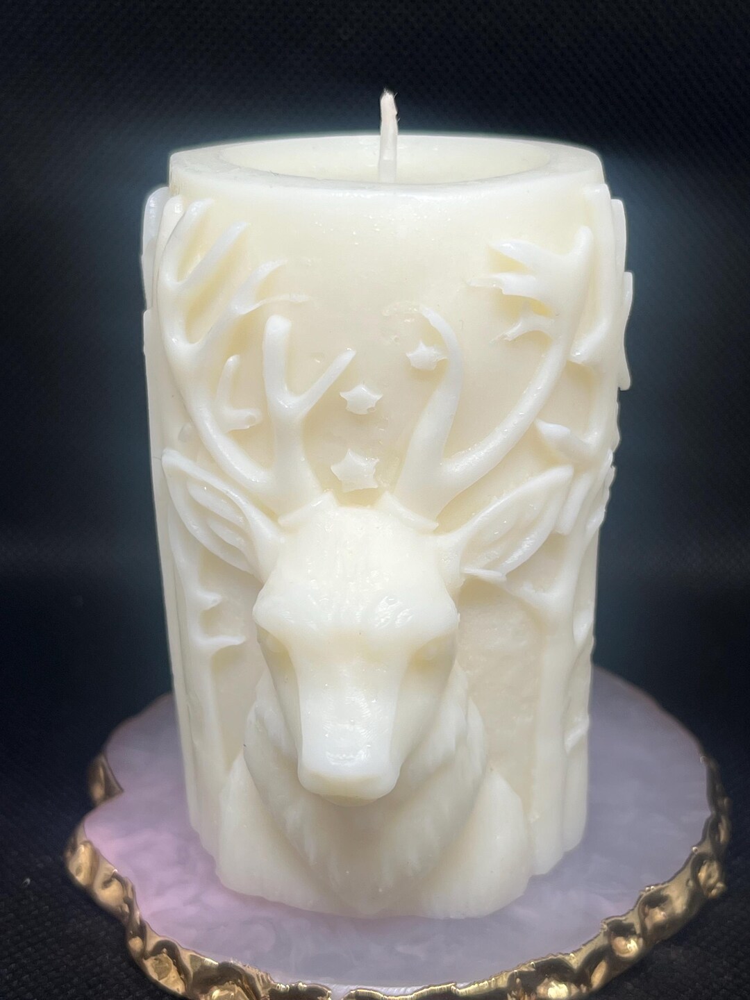 Christmas Stag Candle - Etsy