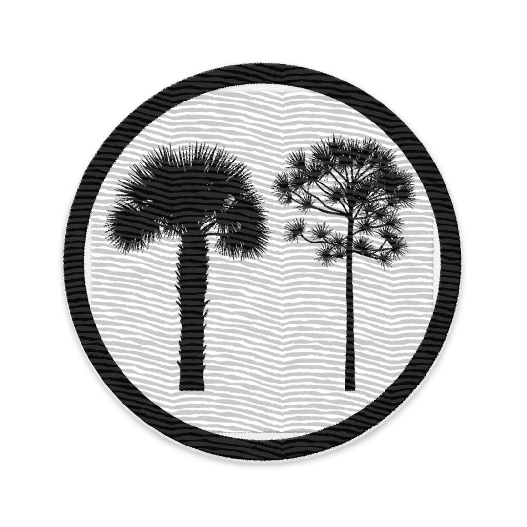 Palm and Pine Embroidered Patches - Etsy