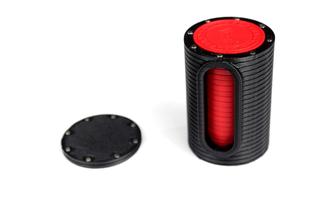 Magnetic Poker Chip Container - Etsy