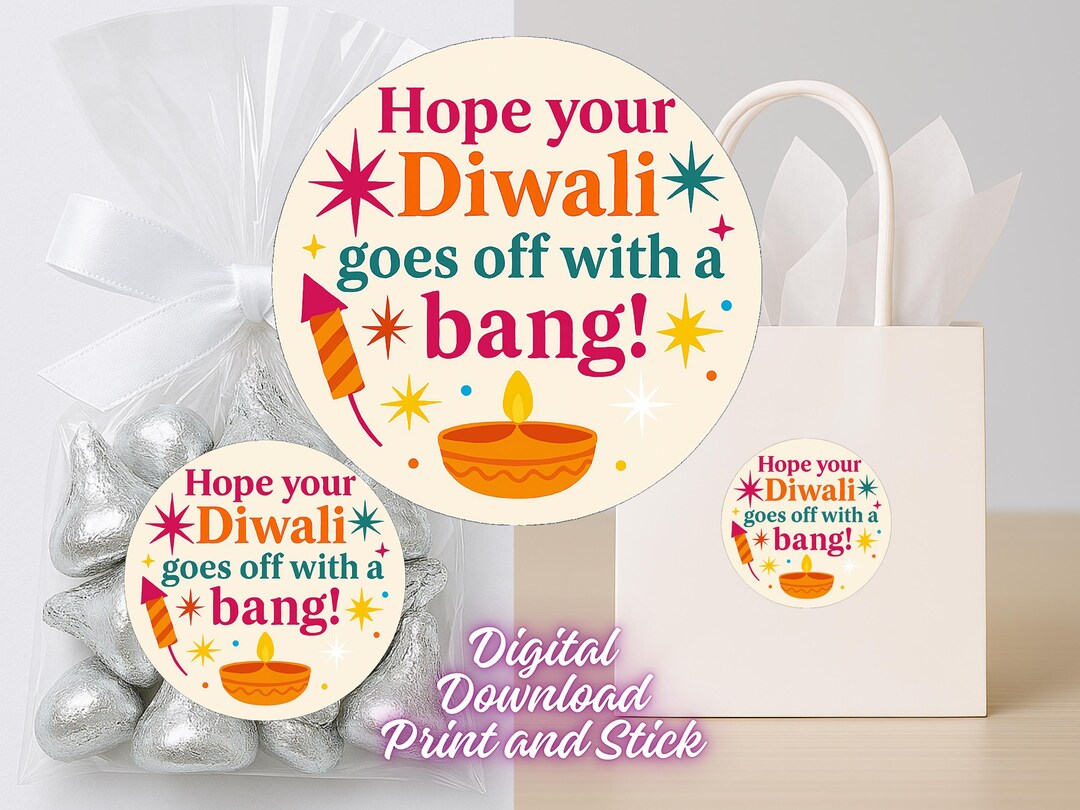 Diwali Gift Tags: Festival of Lights Printable (digital Download) - Etsy