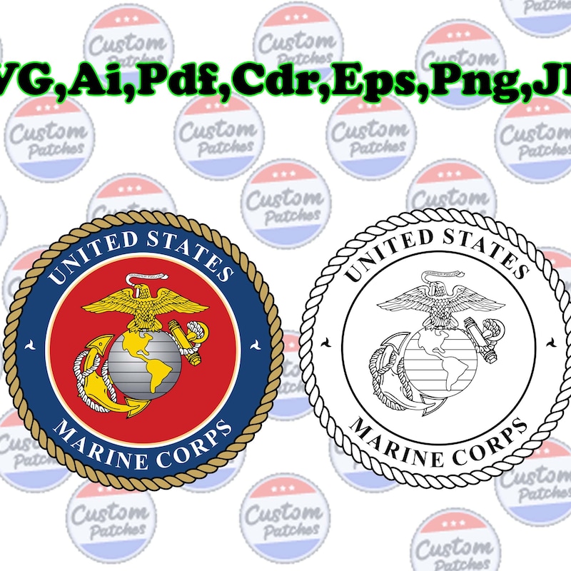 Marine Corps Svg - Etsy