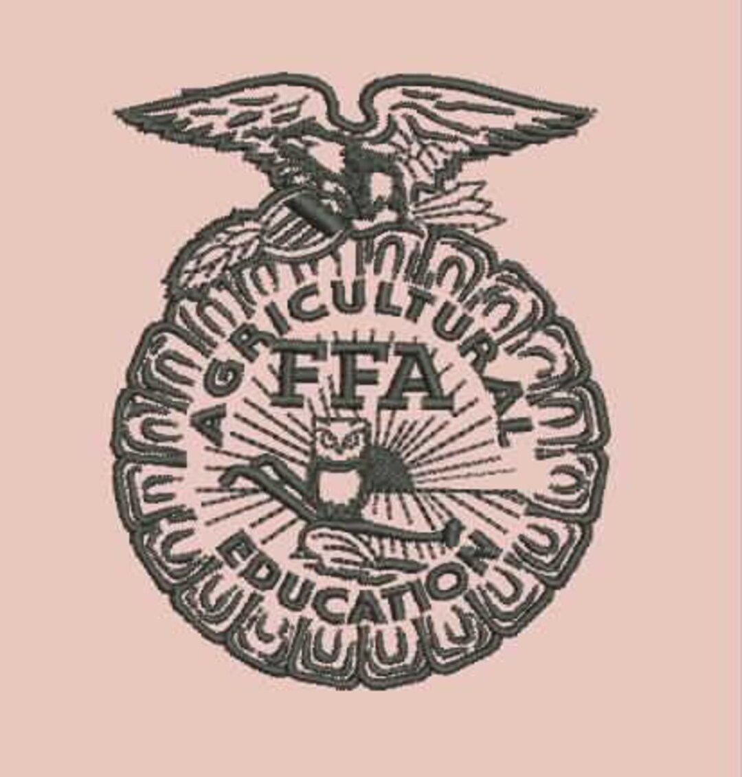 National FFA Organization Emblem Embroidery Design – Digital Files, FFA ...