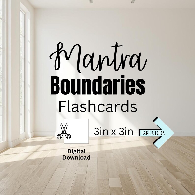 Boundaries 3x3 Pintable Flashcards - Etsy