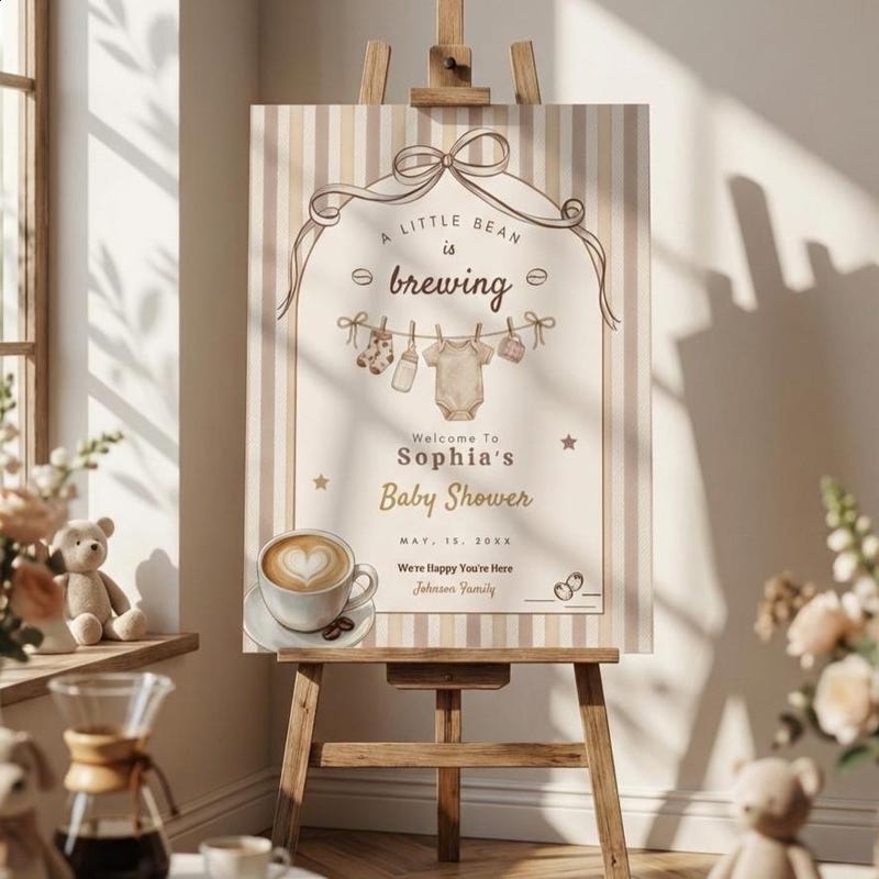 Cafe Bebe Baby Shower - Etsy
