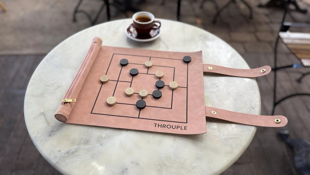 Throuple Roll up Game in Desert Sand Color (vegan Suede Material) - Etsy