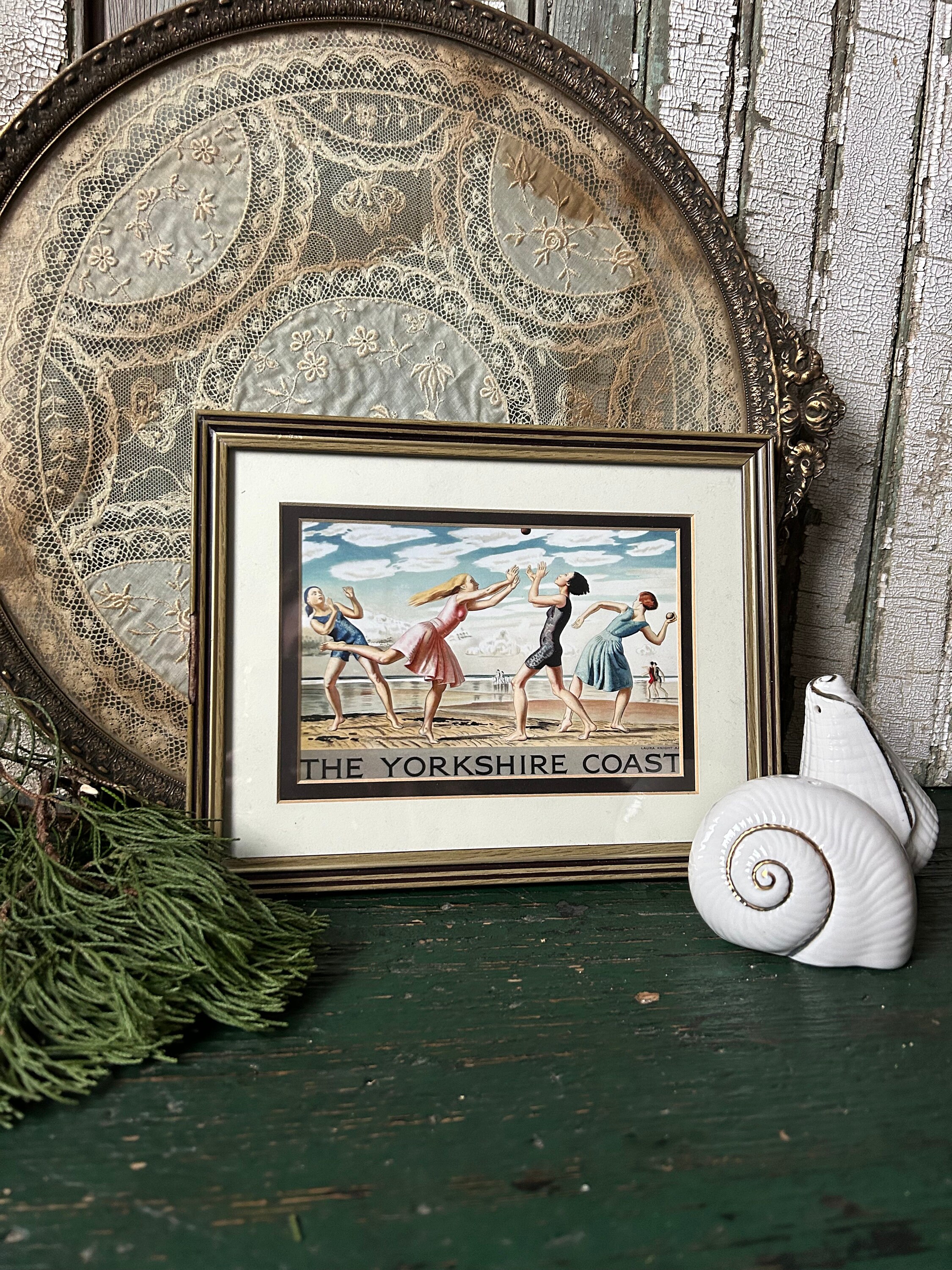 Côte du Yorkshire, impression encadrée, trouvée en Angleterre - Etsy France