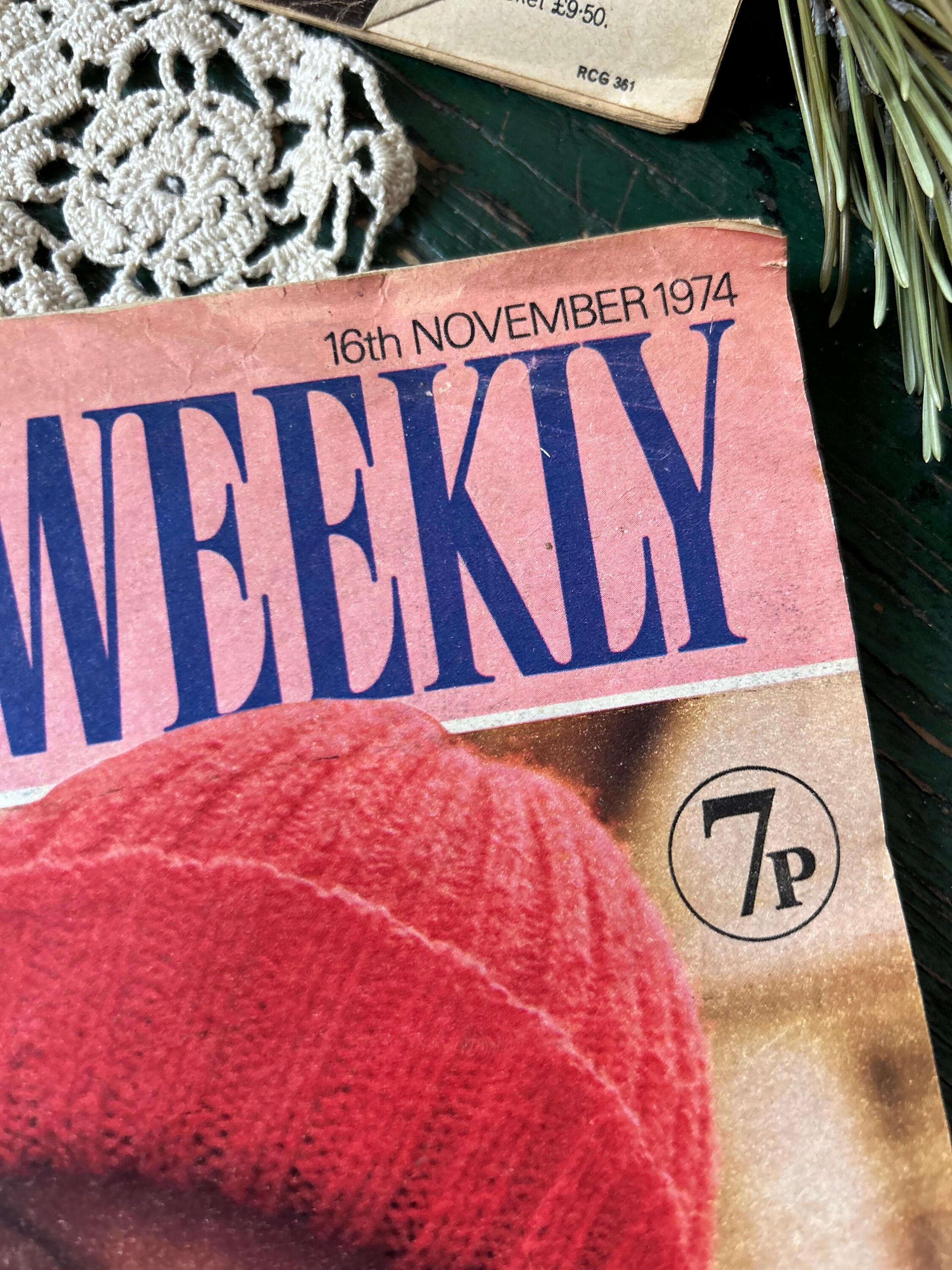 British Vintage Woman's Weekly Magazines, 1974/75 - Etsy