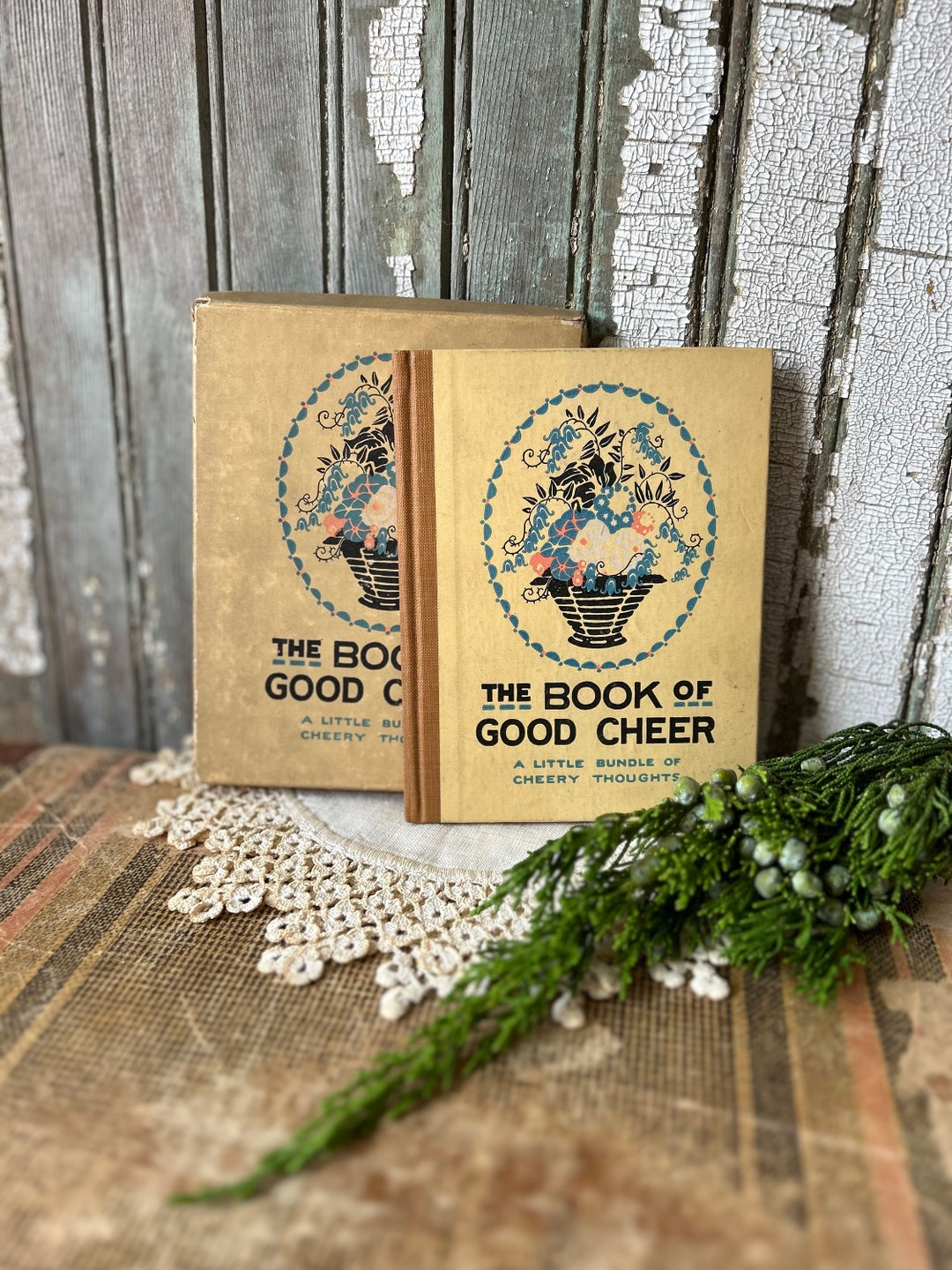 The Book of Good Cheer, A Little Bundle of Cheery Thoughts, Book in a ...