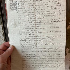 Lot of Antique French Legal Papers, Found in England - Etsy