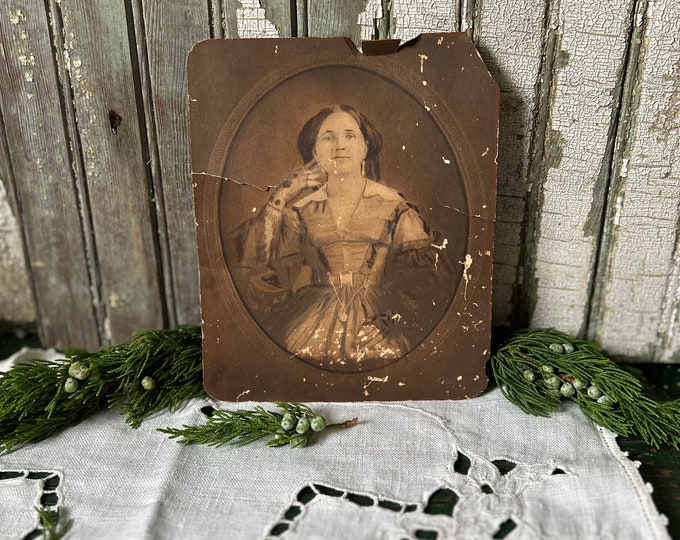 Early Century Creepy Lady Picture, Halloween Prop - Etsy