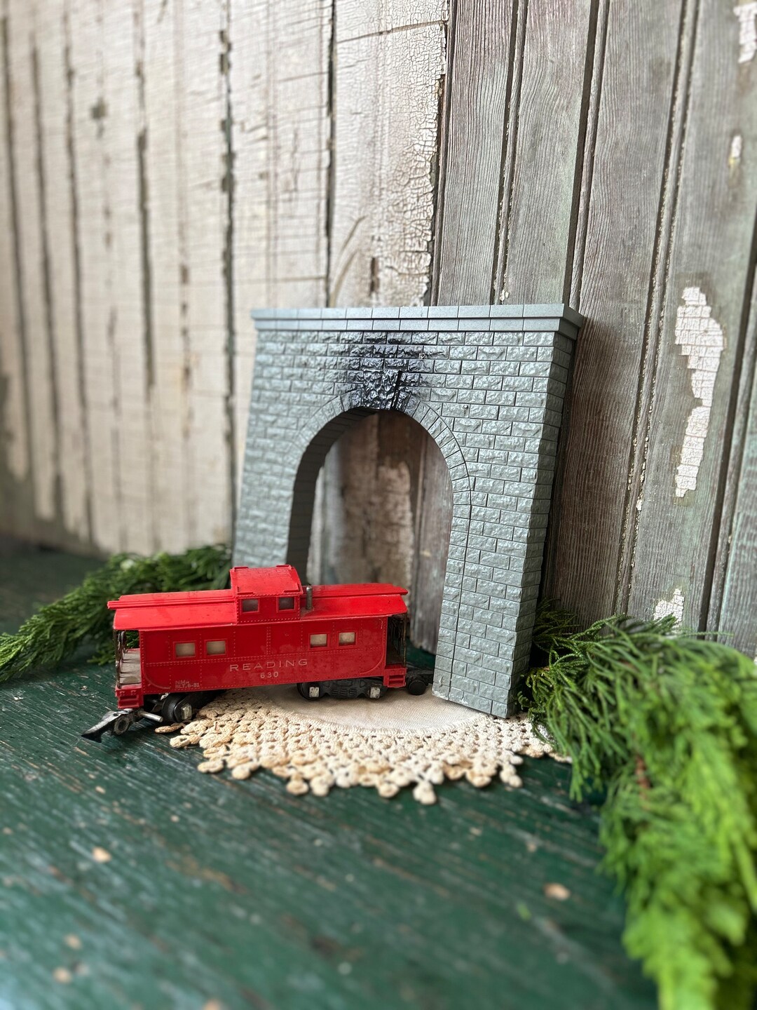 Vintage Model Train Tunnel Portal - Etsy