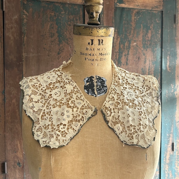 Antique Lace Collar - Etsy