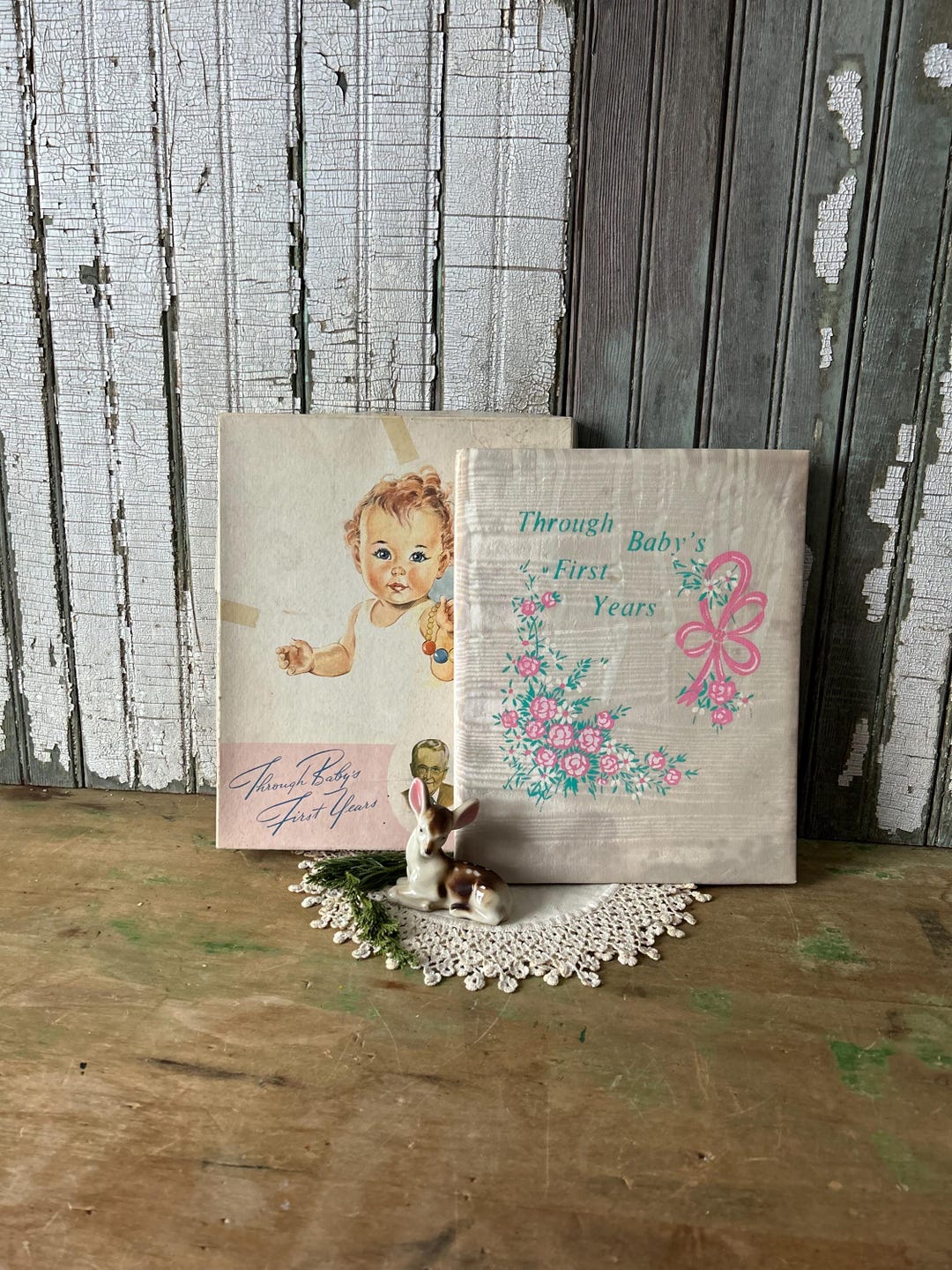 Vintage Baby Record Book, Through Baby's First Years With Dr Dafoe ...