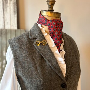 Harris Tweed Sage Green Vest, Sleeveless Blazer, Classic British Style ...