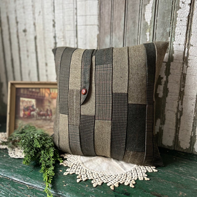Tweed Pillow - Etsy