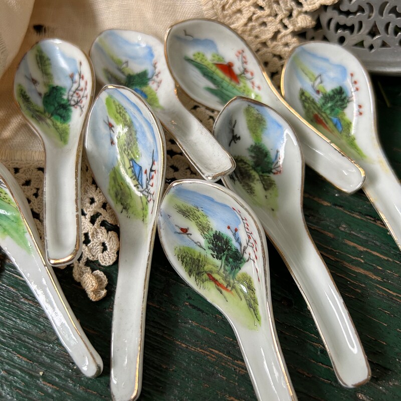 Painted Spoons - Etsy