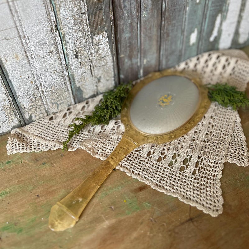 Vintage Lucite Hand Mirrors - Etsy