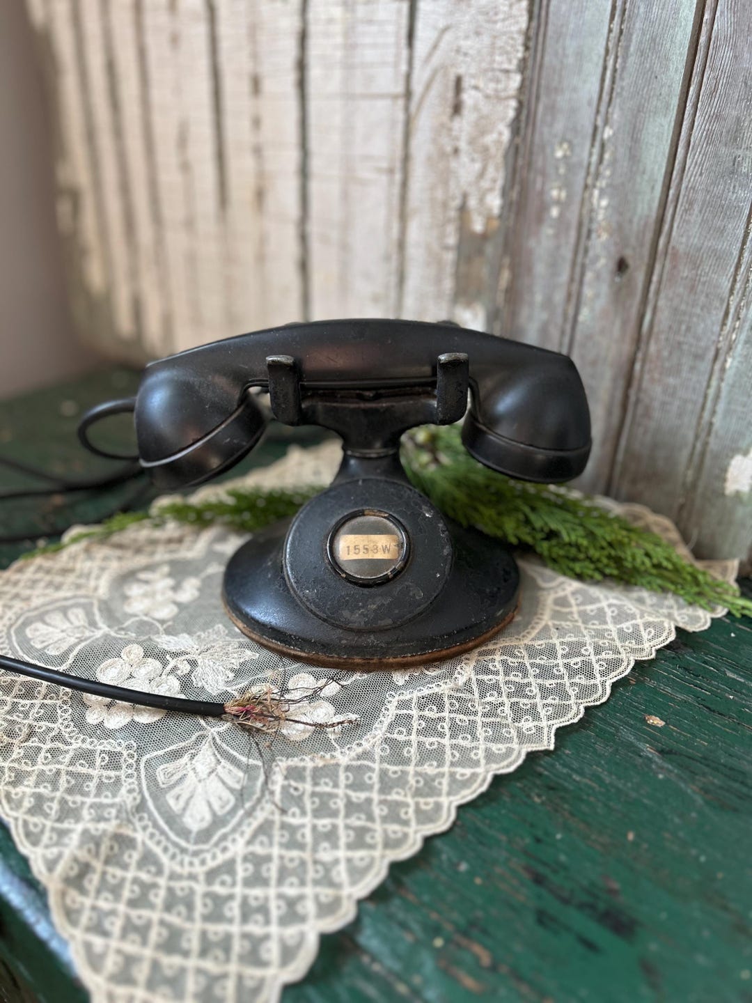Antique Art Deco, Bakelite Party Line Telephone for Display - Etsy