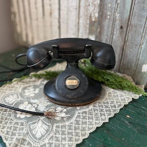 Antique Art Deco, Bakelite Party Line Telephone for Display - Etsy