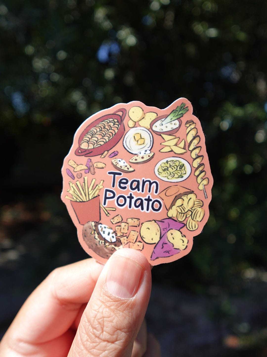 Team Potato Sticker - Etsy