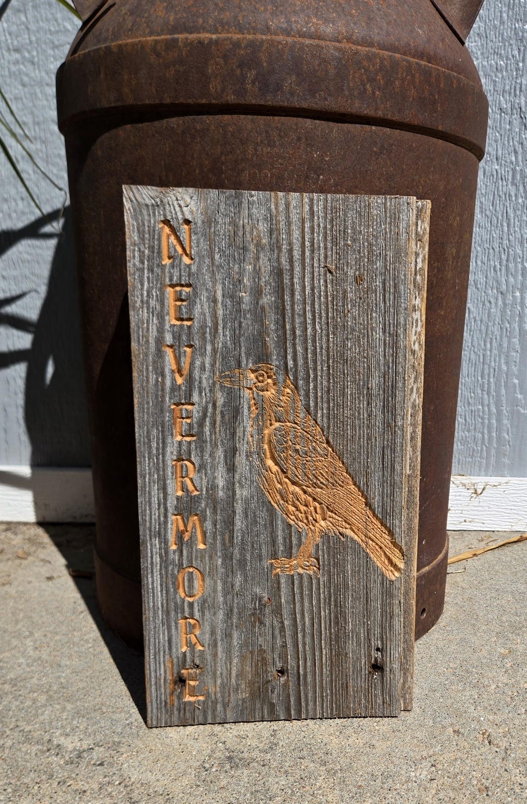 Barn Wood, Nevermore Raven - Etsy