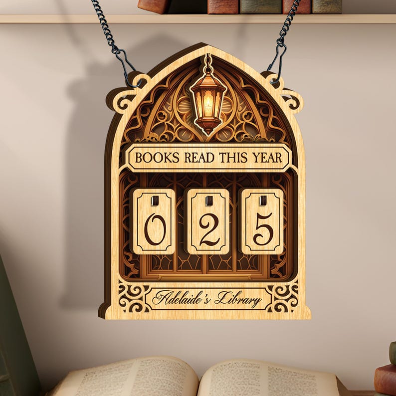 Personalized Vintage Books Read This Year Tracker, Books Reading ...