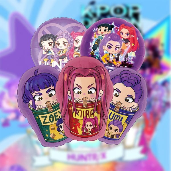 Kpop Demon Hunters Balloons - Etsy UK