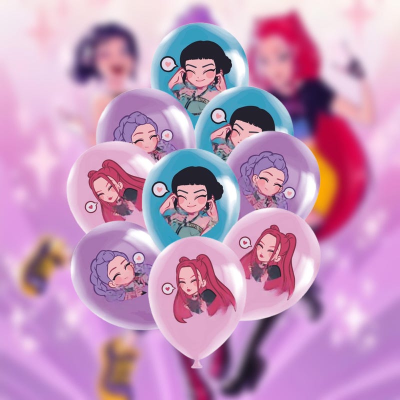 Girl Pop Balloon - Etsy UK