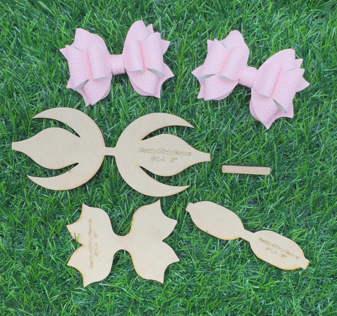 Pony Tail Bow Wooden Stencil: Easy Hair Bow Template - Etsy
