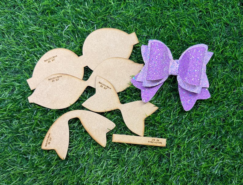 Hair Bow Wooden Stencil: Easy Bow Making Template - Etsy