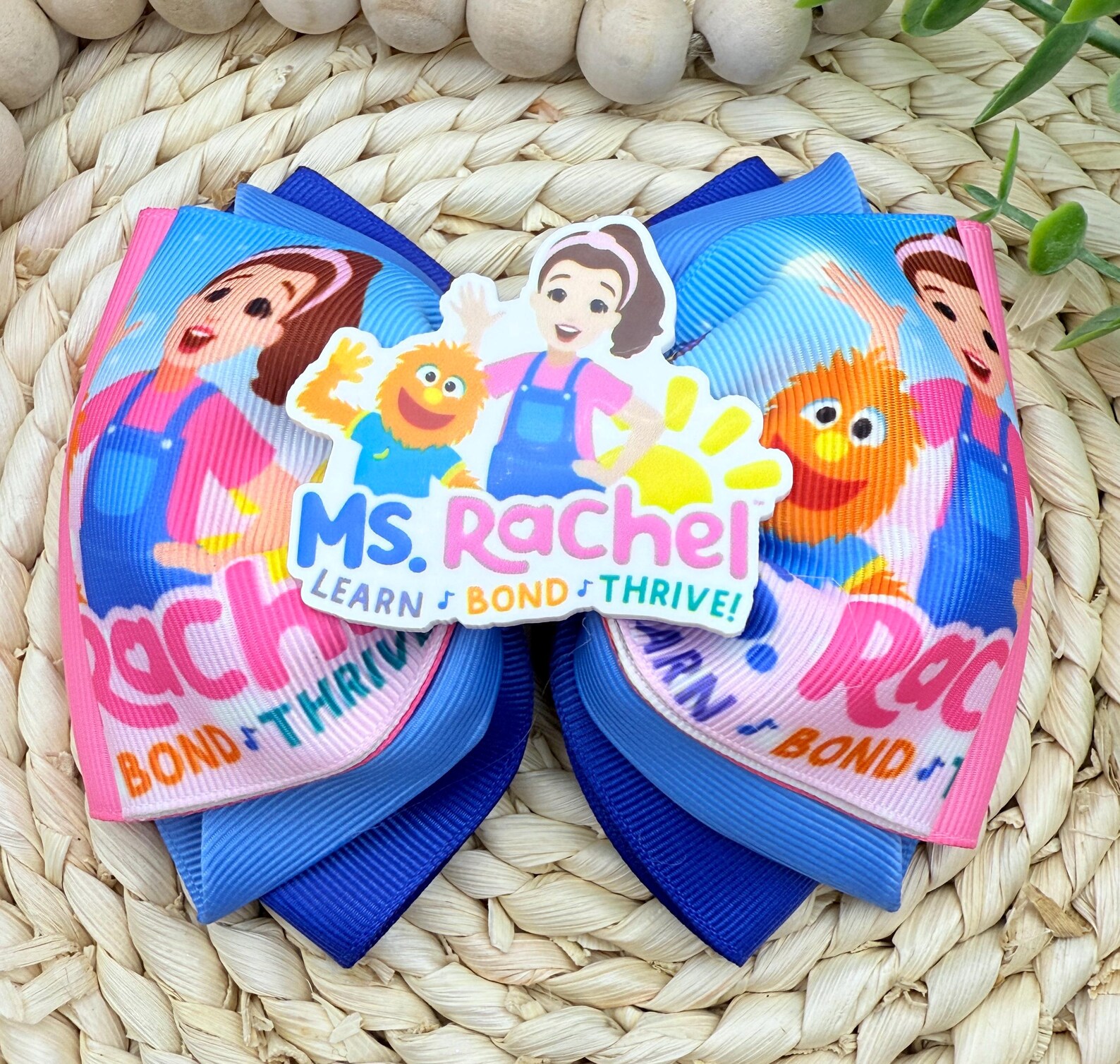 Ms. Rachel Hair Bow Set With Alligator Clip - Etsy