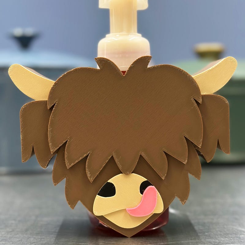 Highland Cow Soap Holder Stl - Etsy