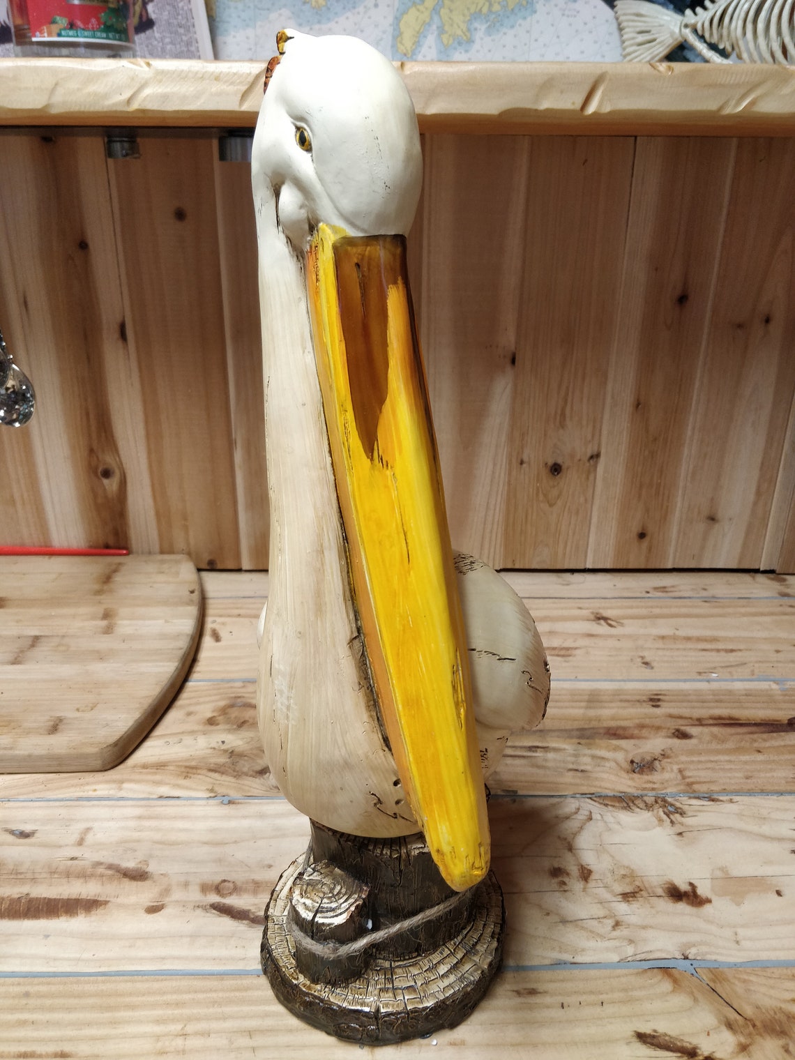 Pelican for Nautical Coastal Display Cool Piece of Bird Art - Etsy